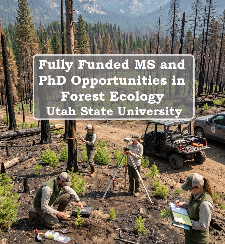 MS & PhD in Forest Ecology at Utah State University